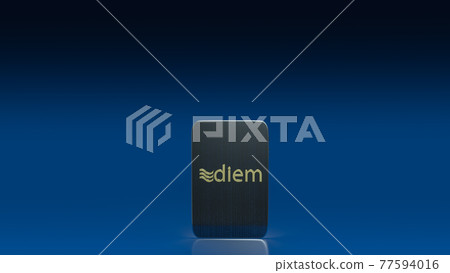 The diem gold word for business or... - Stock Illustration [77594016 ...