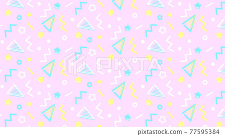 Retro pop texture material pastel pink - Stock Illustration [77595384 ...