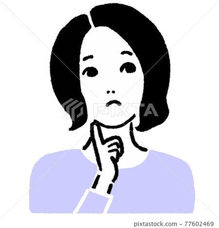 Female upper body icon - Stock Illustration [77602469] - PIXTA