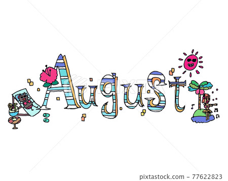 August August illustration characters - Stock Illustration [77622823 ...
