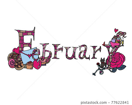 February February Illustration characters - Stock Illustration ...