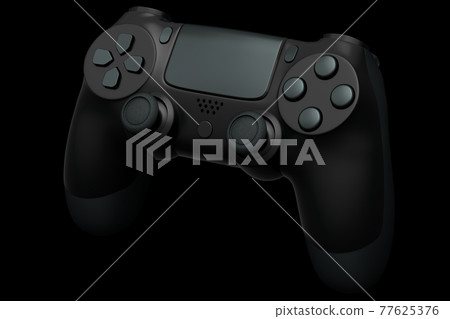 Realistic black joystick for video game... - Stock Illustration ...