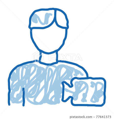 Video Operator Human Talent doodle icon hand... - Stock Illustration ...