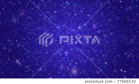 Image floating in beautiful colorful stars - Stock Illustration ...