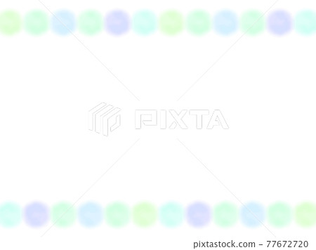 Illustration frame of fluffy dots - Stock Illustration [77672720] - PIXTA