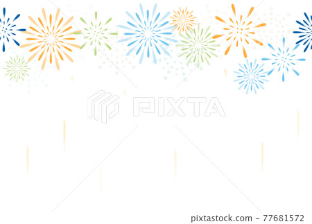 Fireworks frame illustration - Stock Illustration [77681572] - PIXTA