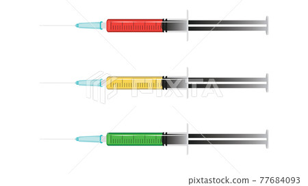 Medical syringe design - Stock Illustration [77684093] - PIXTA