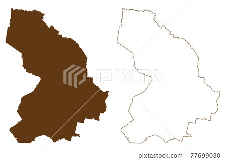 Cloppenburg district (Federal Republic of... - Stock Illustration ...