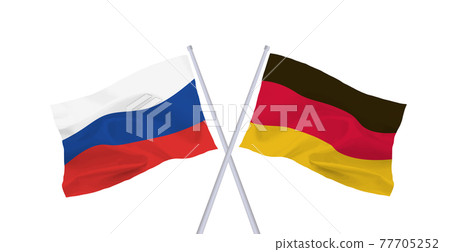 German and Russian flags - Stock Illustration [77705252] - PIXTA