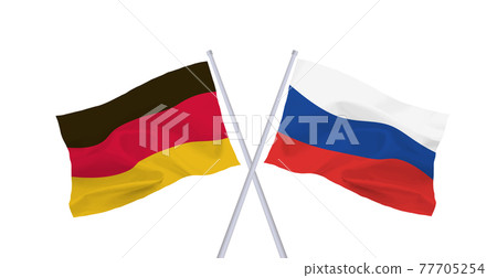 German and Russian flags - Stock Illustration [77705254] - PIXTA