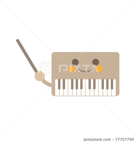 Pointer piano smile - Stock Illustration [77707799] - PIXTA