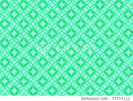 Japanese pattern background of turquoise... - Stock Illustration ...