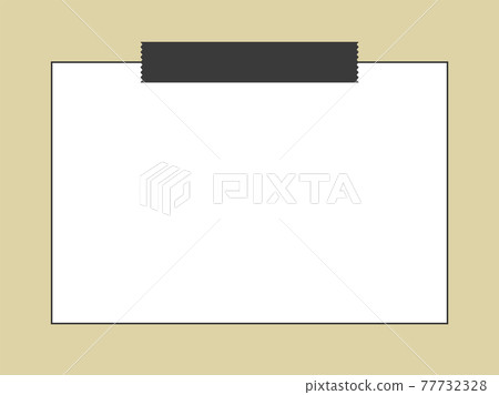 frame, masking tape, vector - Stock Illustration [77732328] - PIXTA