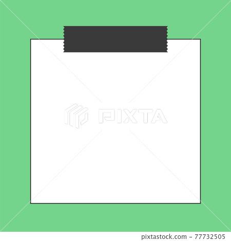 Note paper frame material, illustration... - Stock Illustration ...