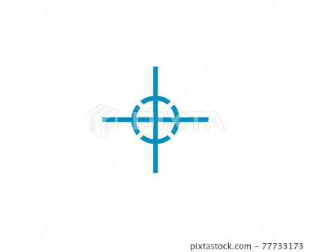 Center of gravity symbol, icon. Vector... - Stock Illustration ...