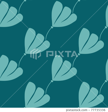 Decorative seamless pattern with doodle cosmos... - Stock Illustration ...