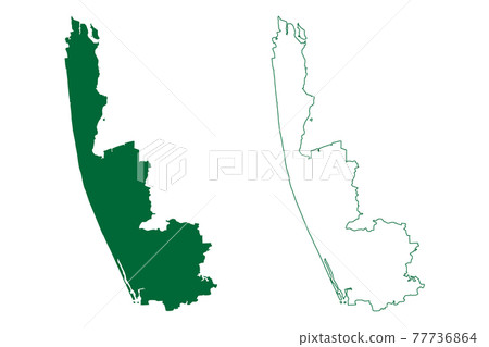 Alappuzha district (Kerala State, Republic of...-插圖素材 [77736864] - PIXTA圖庫