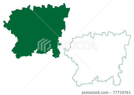 Dharwad district (Karnataka State, Republic of... - Stock Illustration ...