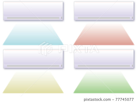 Air conditioner different color set - Stock Illustration [77745077] - PIXTA