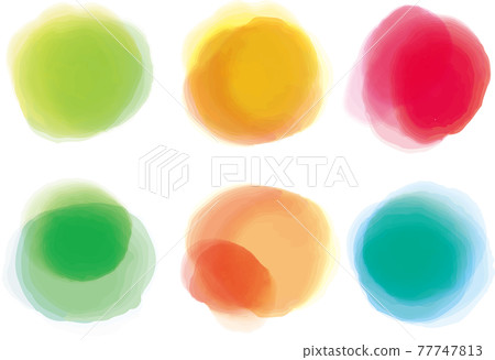 Abstract watercolor one-point frame - Stock Illustration [77747813] - PIXTA