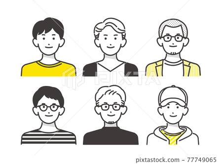 Simple male line drawing vector illustration... - Stock Illustration ...