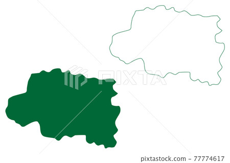 Panipat district (Haryana State, Republic of... - Stock Illustration ...