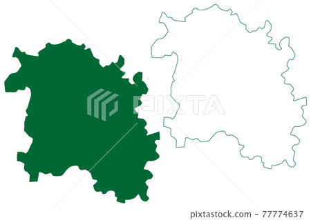 Sirsa district (Haryana State, Republic of... - Stock Illustration ...