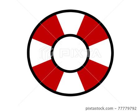 Red float illustration material - Stock Illustration [77779792] - PIXTA