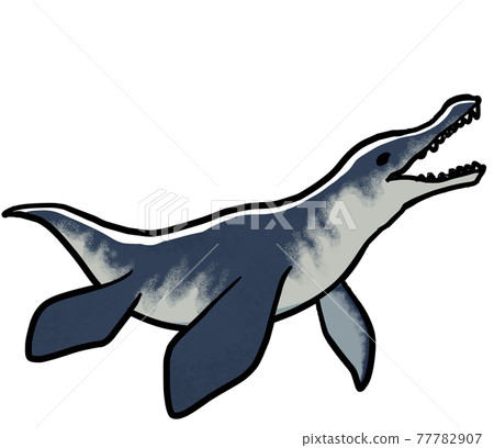 Realistic Mosasaurus illustration - Stock Illustration [77782907] - PIXTA