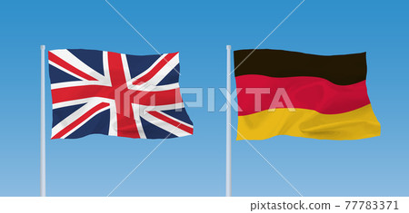 German and British flags - Stock Illustration [77783371] - PIXTA