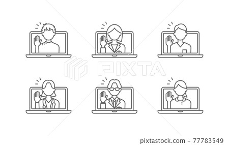 icon, icons, line drawing - Stock Illustration [77783549] - PIXTA