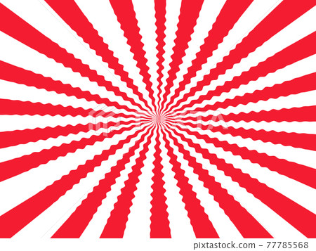 Red Red Radial Radiation Radiation Concentrated... - Stock Illustration ...