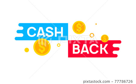 Cash back offer banner design. Promotion refund... - Stock Illustration ...