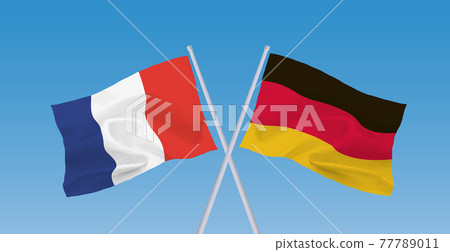 German and French flags - Stock Illustration [77789011] - PIXTA