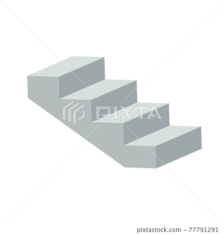 Staircase Side View Clipart