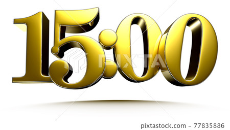 Gold At 15 o'clock. - Stock Illustration [77835886] - PIXTA