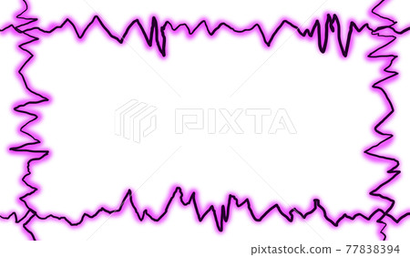 Purple black electric frame - Stock Illustration [77838394] - PIXTA