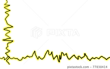 Black yellow electric frame - Stock Illustration [77838414] - PIXTA