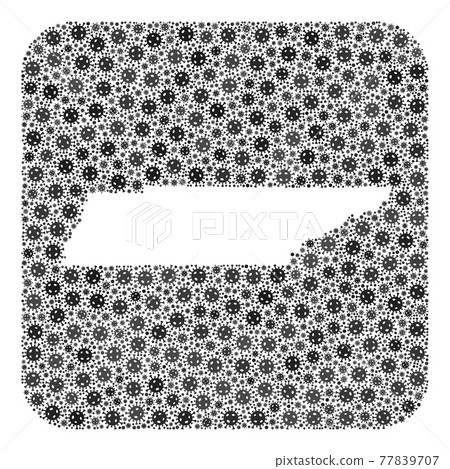 Map of Tennessee State - Covid-2019 Virus... - Stock Illustration ...