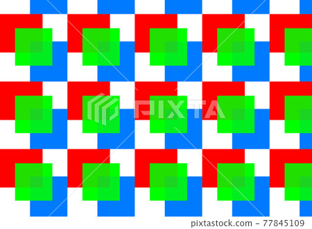Background illustration three-color square - Stock Illustration ...