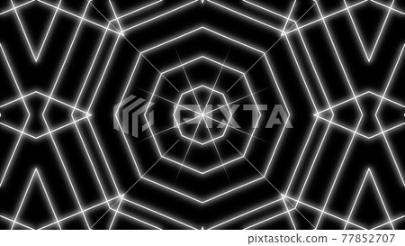 Geometric pattern kaleidoscope line CG... - Stock Illustration ...
