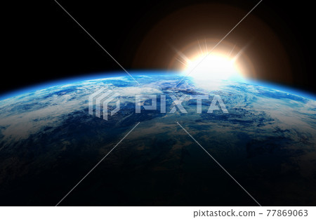 Earth background material - Stock Illustration [77869063] - PIXTA