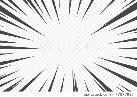 Action comic cartoon speed effect. Black manga... - Stock Illustration ...