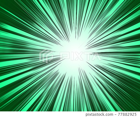 Green radiation background. An image with a... - Stock Illustration ...