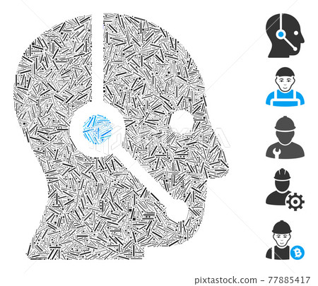 Hatch Mosaic Operator Icon - Stock Illustration [77885417] - PIXTA