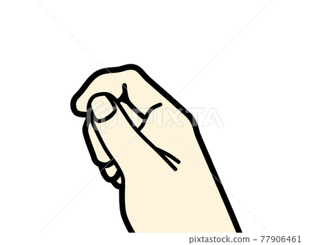 Illustration material of the grasped hand - Stock Illustration ...