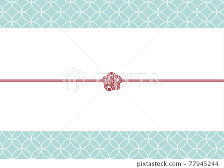 Modern and simple fashionable Noshi paper... - Stock Illustration ...