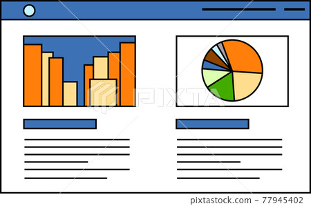 Website internet screen digital personal computer - Stock Illustration ...