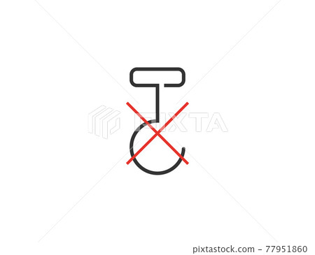 Use No Hook icon, sign. Vector illustration. - Stock Illustration ...