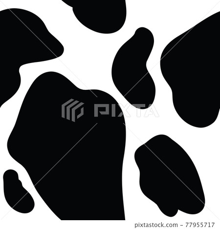 Cow Spots Seamless Pattern Background Animal... - Stock Illustration ...